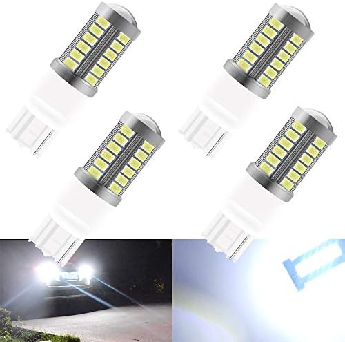 4pcs White T20 7440 7440NA 7441 992 5630 33SMD LED Bulbs Canbus 900LM ...