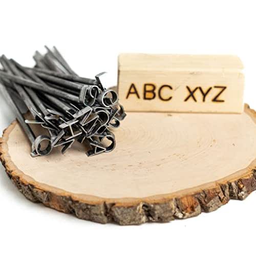 Amazon.com: 1/2" Alphabet Mini Steel Branding Irons Kit for Hats, Wood ...
