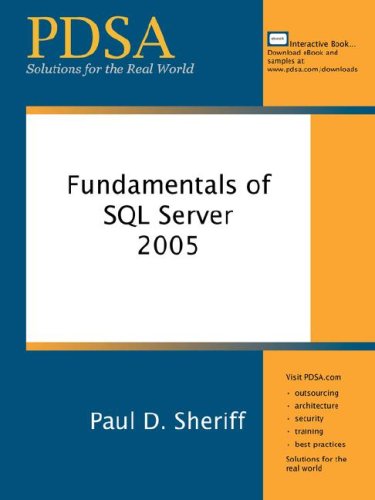 Amazon.com: PDSA Fundamentals of SQL Server 2005: 9780979374883 ...