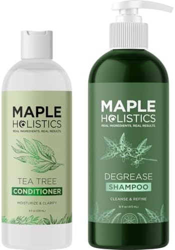 Amazon.com: Oily Hair and Scalp Shampoo and Conditioner - 16oz Degrease ...
