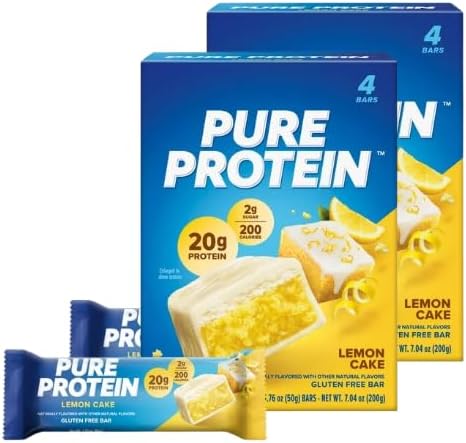 Amazon.com: Generic Pure Proteins Bar, Lemon Cake, High Protein 20g ...