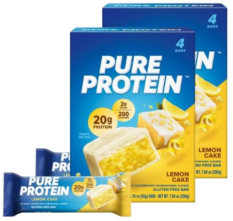 Amazon.com: Generic Pure Proteins Bar, Lemon Cake, High Protein 20g ...