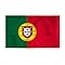 Amazon.com: AGAS 12" x 18" Mini Portugal Flag Heavyweight Nylon Brass ...