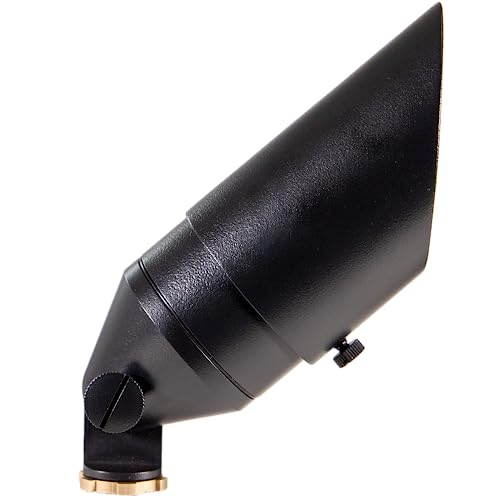 Snapklik.com : VOLT Top Dog Scotty 12V Cast Brass Outdoor Spotlight (Black)