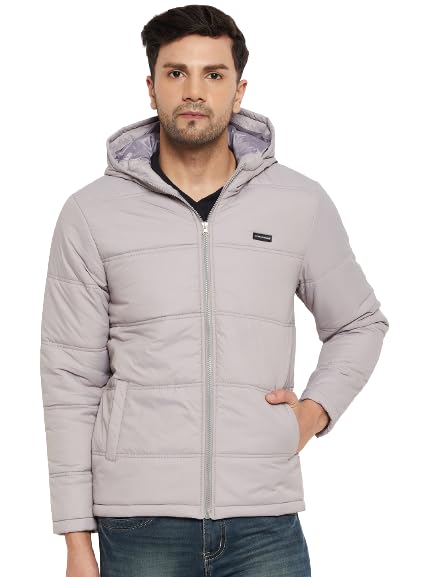 Buy BEING FOREVER Men's Solid Winter Puffer Full Sleeve Jacket with ...
