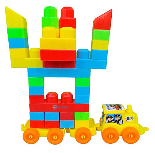 Buy Synlark Blocks Train Set for Kids |Geometry Brain Blocks ...