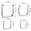 Amazon.com: Rounded Square Cookie Cutter Set Large - 5 Inch, 4 Inch, 3 ...