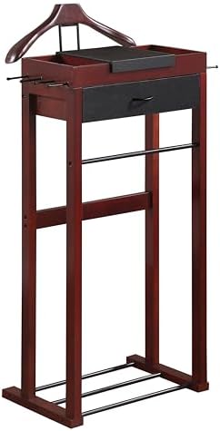 Amazon.com: Proman Products Winston Freestanding Wooden Clothes Valet ...