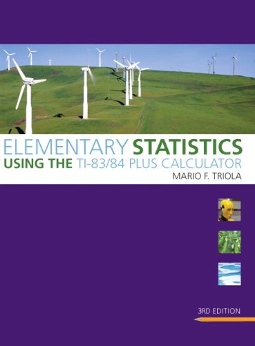 Amazon.com: Elementary Statistics Using the TI-83/84 Plus Calculator ...