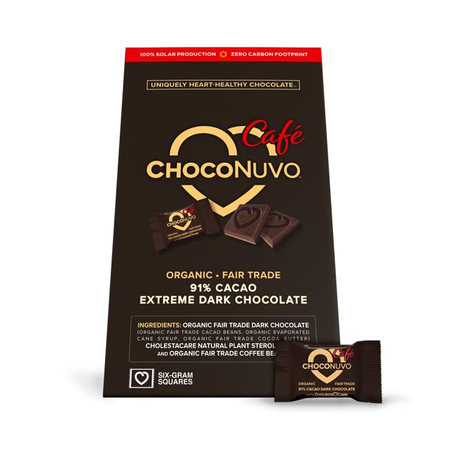 Amazon.com : Andrew Lessman ChocoNuvo Café 91% Cacao 180 Pieces ...