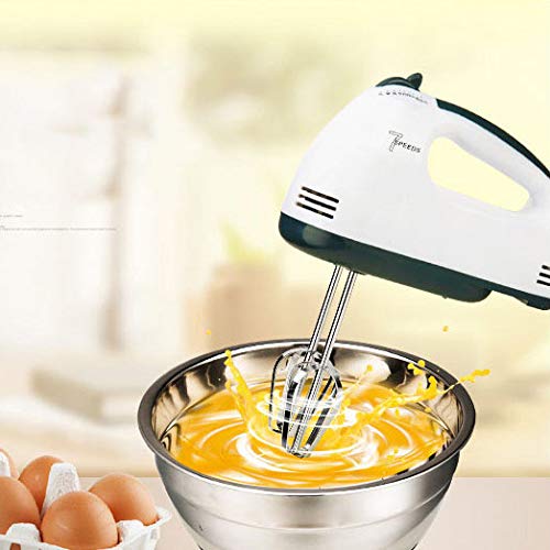 ECOTECA Electric Hand Mixer and Blenders with Chrome Beater and Dough ...