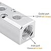 Amazon.com: Air Manifold, 2 Way 4 Port Air Compressor Manifold ...