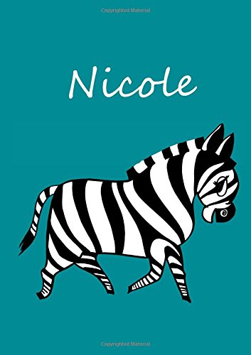 Amazon.com: Notebook / Coloring Book / Diary - Nicole: A4 - blank ...