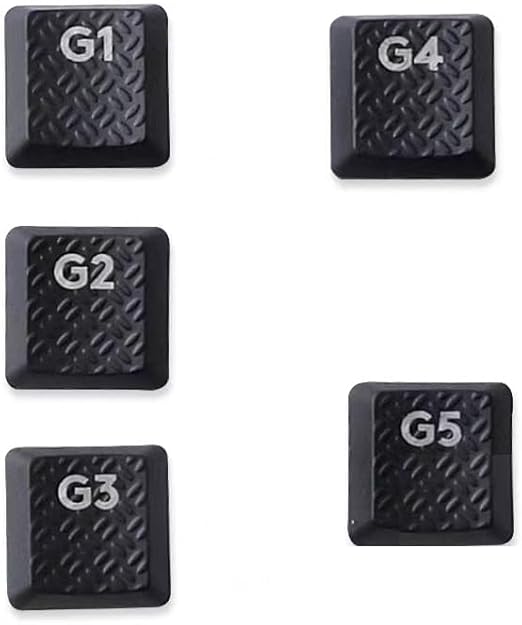 Amazon.com: Black Backlit Keycaps G1 G2 G3 G4 G5 Key Replacements for ...
