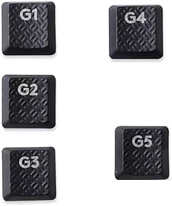 Amazon.com: Black Backlit Keycaps G1 G2 G3 G4 G5 Key Replacements for ...