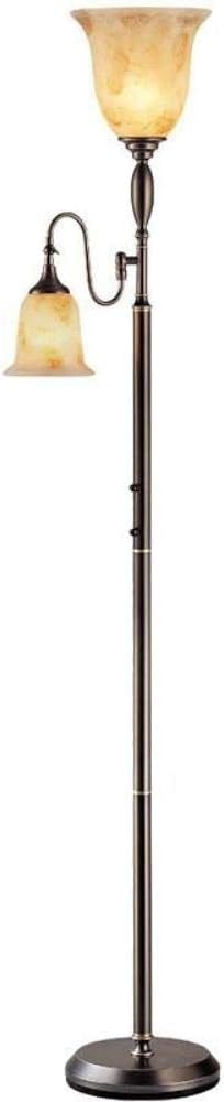 Lite Source LS-80442D/BRZ Zesiro Lamp with Reading Light, Dark Bronze ...