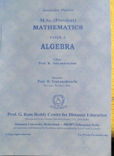 Abstract algebra Msc maths 1st year : Amazon.in: Books