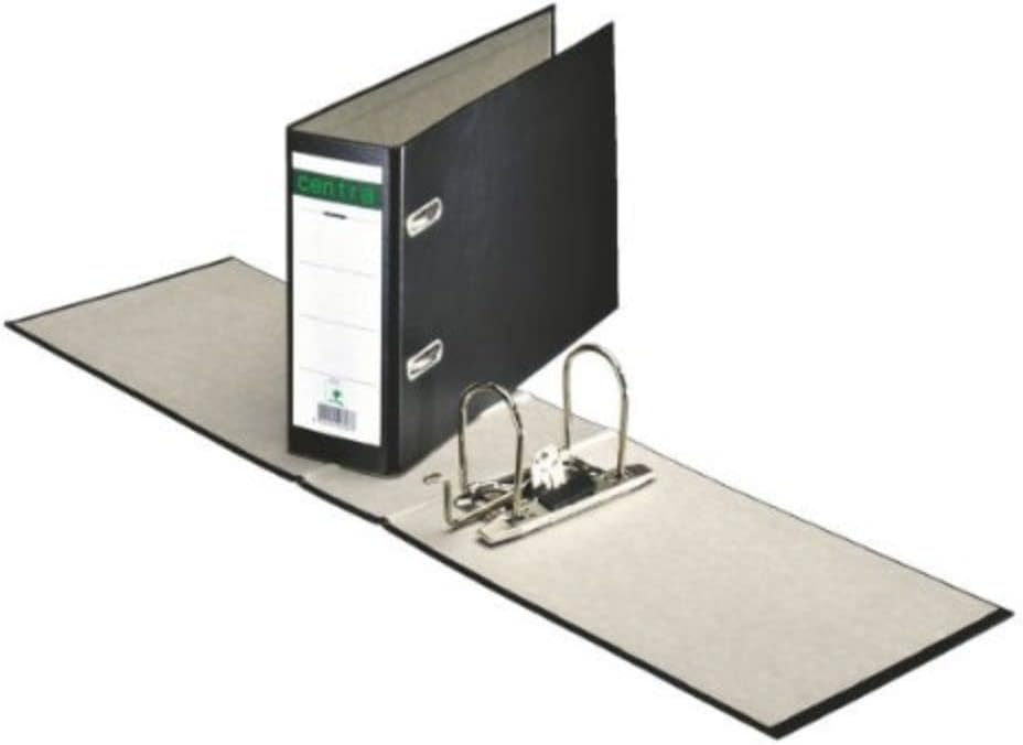 Leitz 220307 Folder A5 Landscape Format with Slits Plastic Black ...