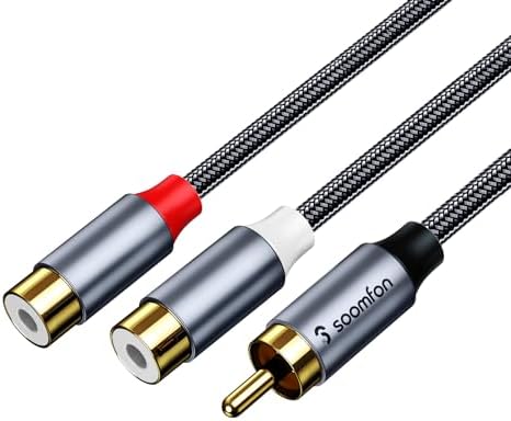 Amazon.co.jp: RCA Cable, Y-Type 30CM to SOOMFON RCA Splitter Audio ...
