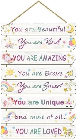 Amazon.com: Girls Room Decor Unicorn Room Decor for Girls Bedroom ...