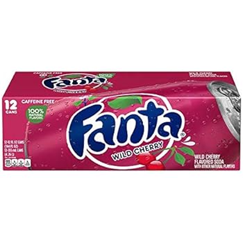 Fanta Wild Cherry Flavoured Soda 355ml (Pack of 12): Amazon.co.uk: Grocery