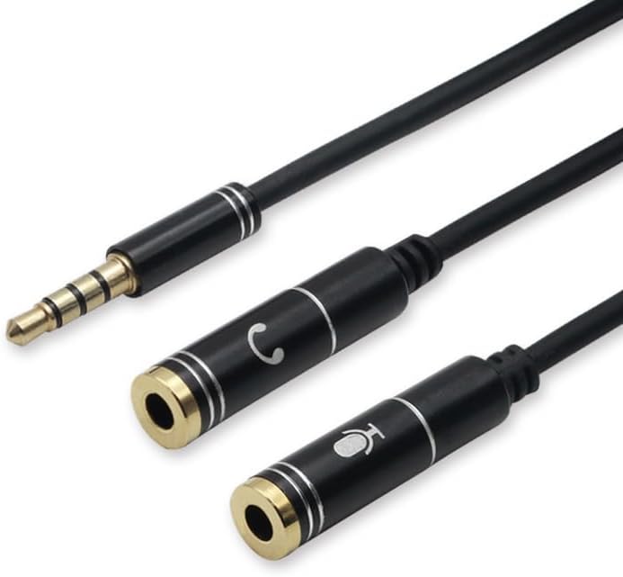 Amazon.com: AUX Splitter Audio 3.5mm Dual Headphone Adapter, Double ...