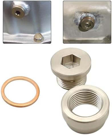 Amazon.com: GXARTS 12mm Transmission Drain Plug Kit Steel Bung & Steel ...