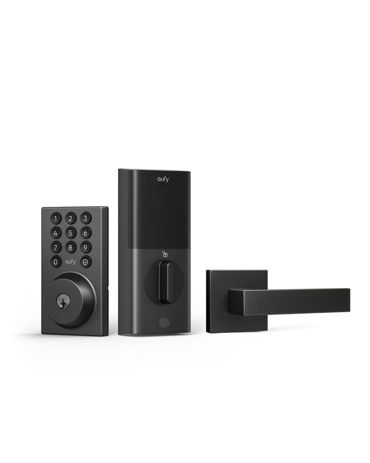 eufy Smart Lock C30 with Door Lever, Keyless Entry Door Lock, Built-in ...