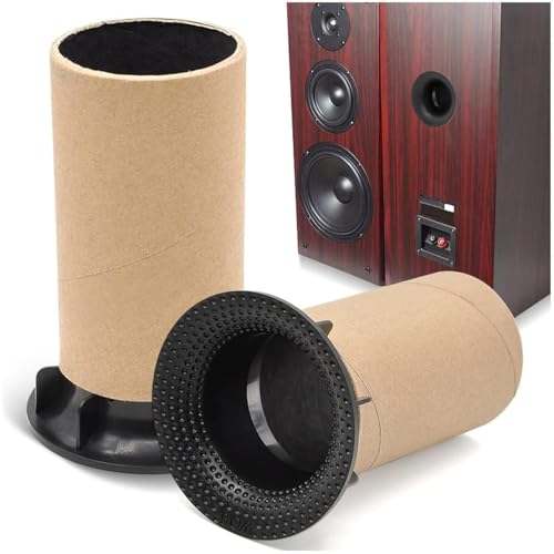 Kalevel Black Port Tube Bass Reflex Speaker Cabinet Port Tube - Want It All