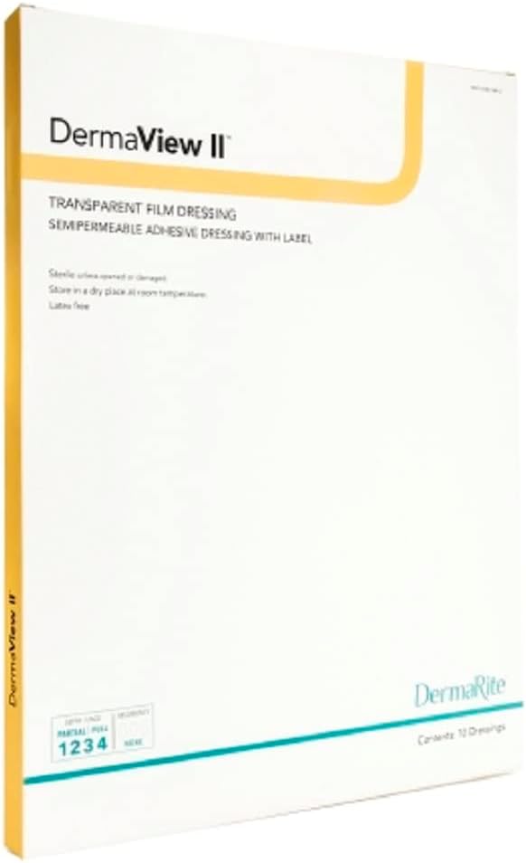 Amazon.com: DermaRite's DermaView II, Transparent Film Dressing with ...
