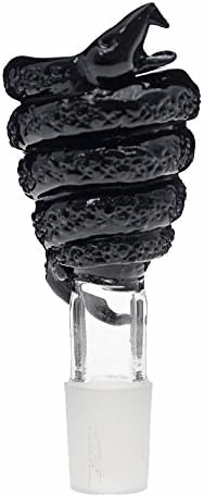 Set AMA: Viper Glass Head Black for Bongs with 18.8 mm Cut - Head ...