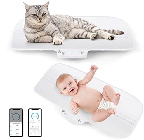 BABY JOY Baby Scale, Pet Scale w/Smart APP Control, Digital LED Display ...