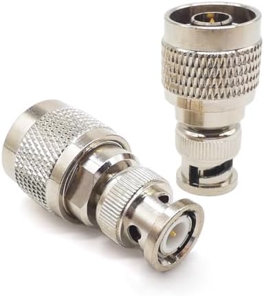 Amazon.com: Ahoaepy 2PCS N to BNC Coax Adapter, Low Loss Type N Male to ...