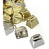 Amazon.com: XGNG 50PCS Gold and Silver Crafts Christmas Small Cowbells ...
