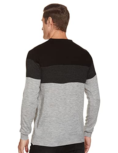 Amazon Brand - Symbol Men's Acrylic Crew Neck Sweater (SWR-SY-AW21-04 ...