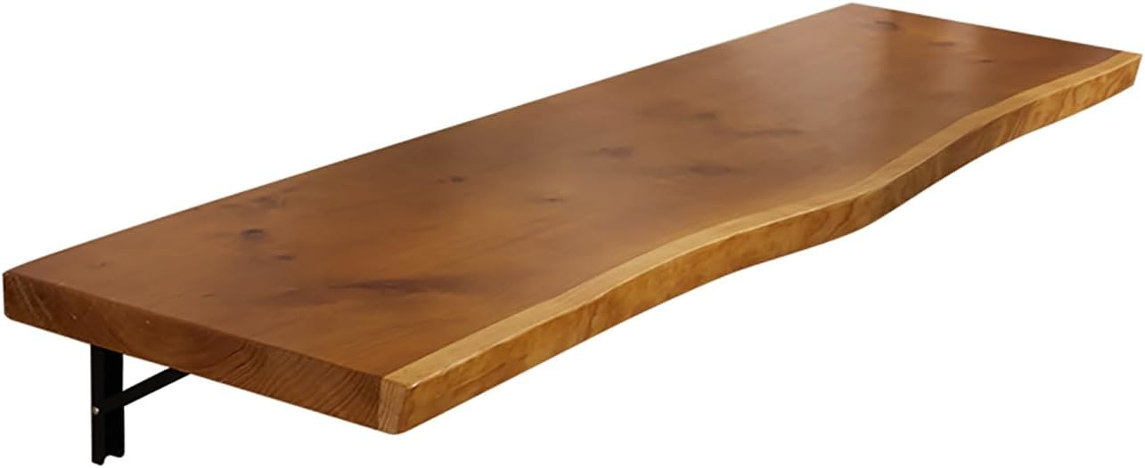 Amazon.com: BAYTEWJX Wood Laundry Table Floating Countertop Wall ...