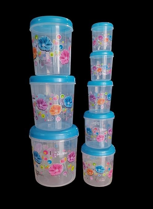 Crevita Air Tight Containers For Kitchen Storage Set, Plastic Boxes For ...