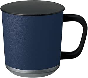 Amazon｜トレードワークス(Trade Works) フタ付 ステンレス サーモ マグカップ 保冷 保温 真空 断熱 ネイビー 380ml Zalatto TS-1813-006｜水筒 ...