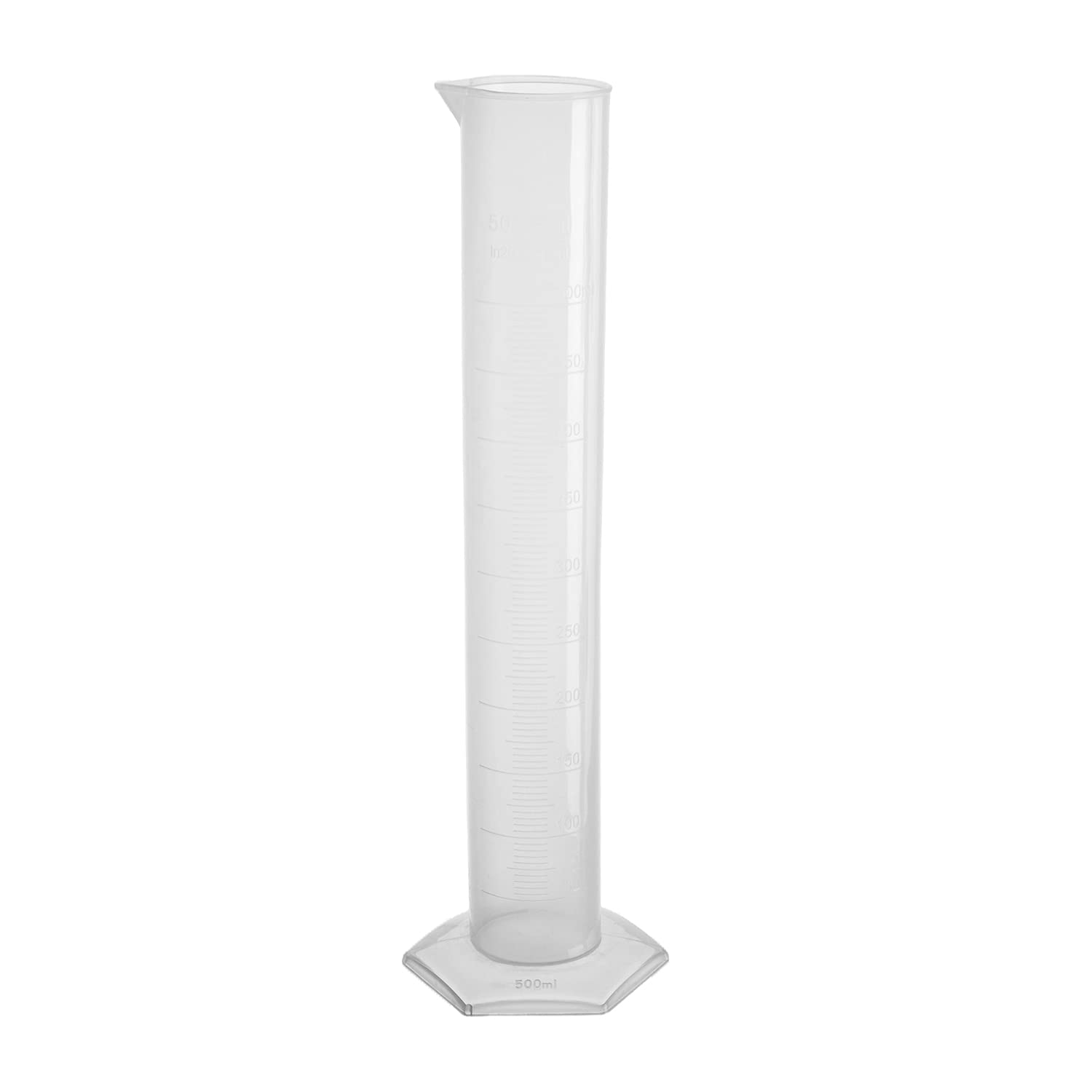 Othmro 500ml Plastic Graduated Cylinder, 1 Piece Measuring Plastic ...