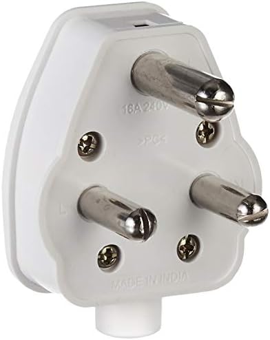 Anchor by Panasonic 6A 3 Pin Plug Top 240V. White,( Pack of 6) (38626 / ...