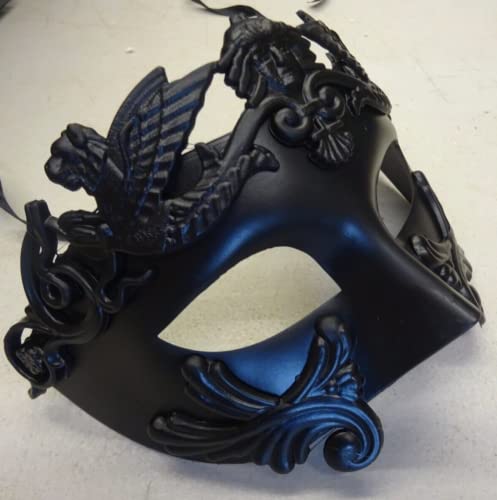The Good Life MENS BLACK SATIN GREEK ROMAN SOLDIER/GOD MASQUERADE BALL ...