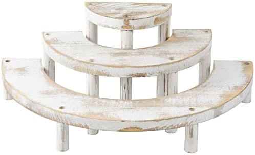 Amazon.com: MyGift 3 Tier Wooden Display Riser Stand, Cupcake Stand ...