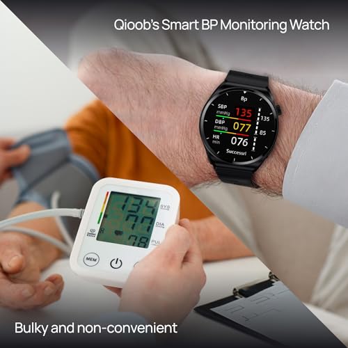 Blood Pressure (BP) Smart Watch with Inflatable Airbag | India's First ...