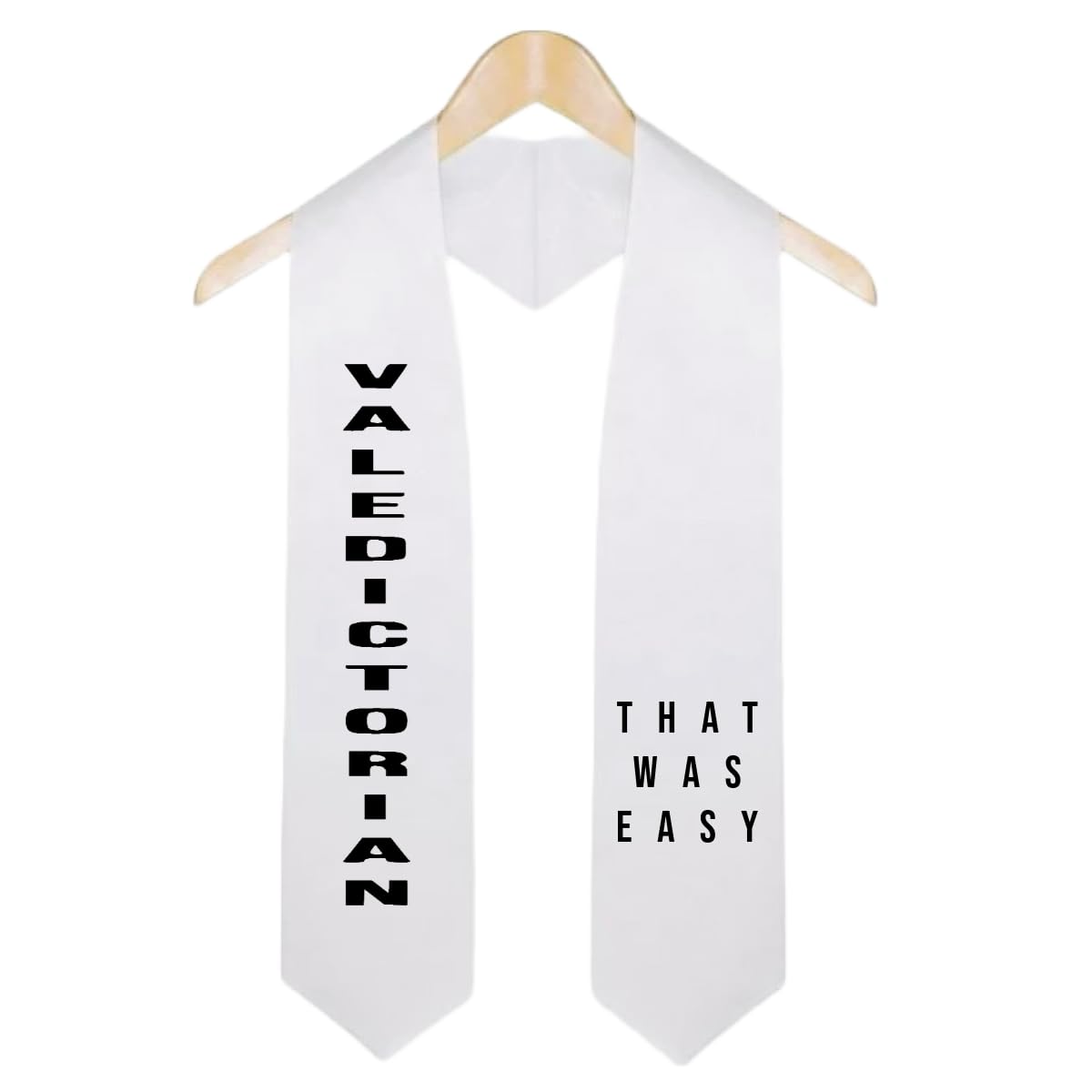 Amazon.com: Custom Graduation Stole. Elegant Satin Sash for Class of ...