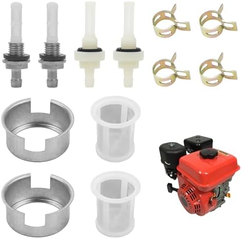 Amazon.com: Yenblow Gas Fuel Tank Joint Outlet Filter, Fuel Line Screen ...