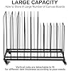 Amazon.com: tonchean Art Canvas Storage Rack with Wheels, Adjustable ...