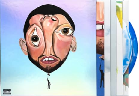 Amazon.com: Mac Miller – Balloonerism (Deluxe) White & Blue Smash Vinyl ...