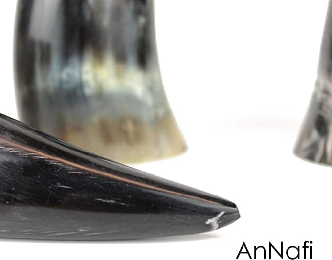 Amazon.com: AnNafi® Original Natural Bull Horns I Handcrafted Cow Horn ...