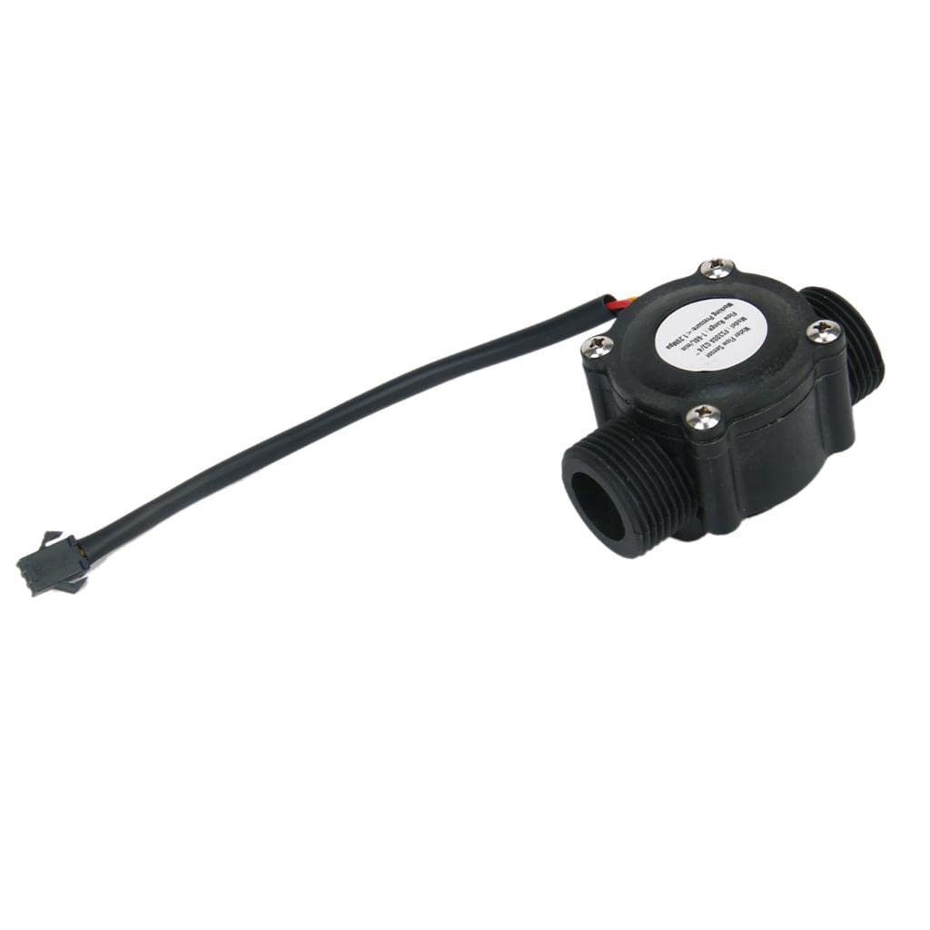 GAH 3/4 External Threads 1-60L/min Water Flow Sensor Flowmeter Hall ...