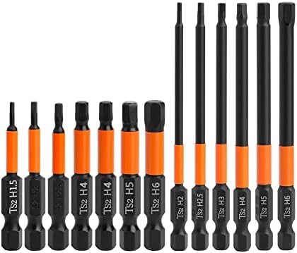 6/7 Pieces Industrial Magnetic Phillips #2 Screwdriver Bit Set, S2 ...
